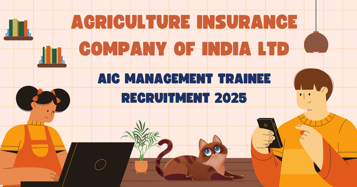 Agriculture Insurance AIC Management Trainee Online